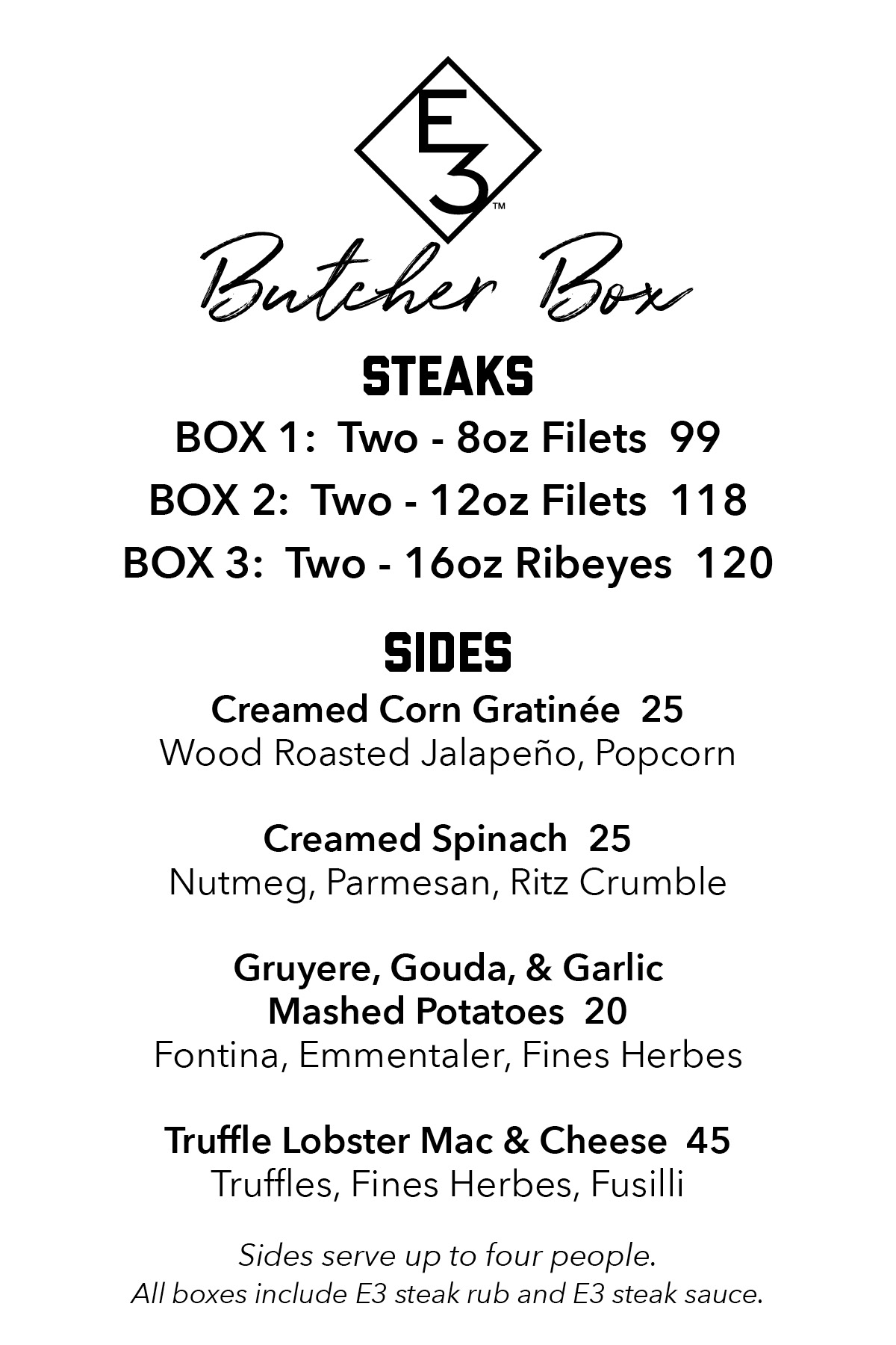 E3 Butcher Box – E3 Chophouse Nashville